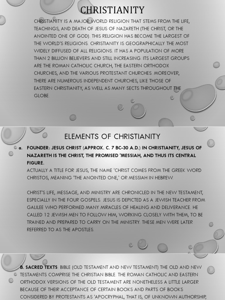 CHRISTIANITY | PDF | Monotheism | Christian Denomination