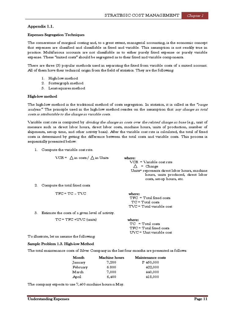 Expenses Segregation Techniques | PDF | Correlation And Dependence | Errors And Residuals