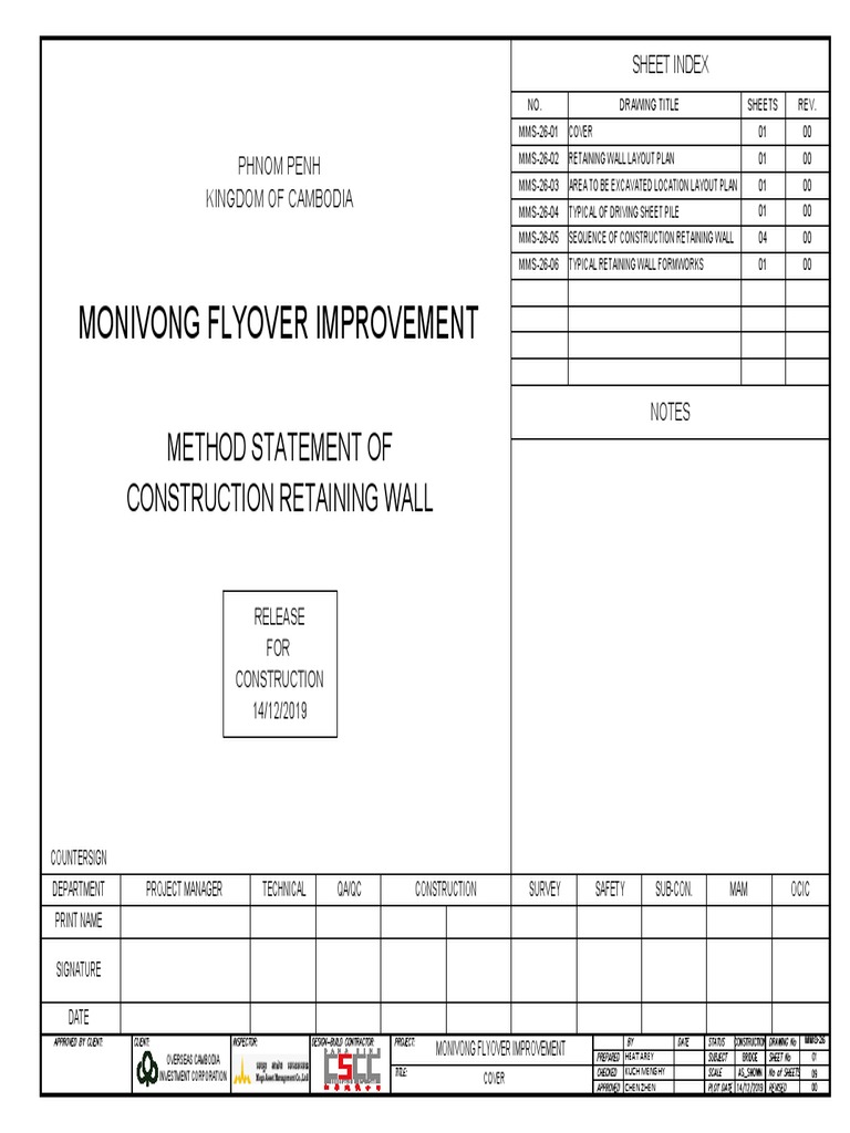 Retaining Wall Formwork | PDF | Deep Foundation | Concrete