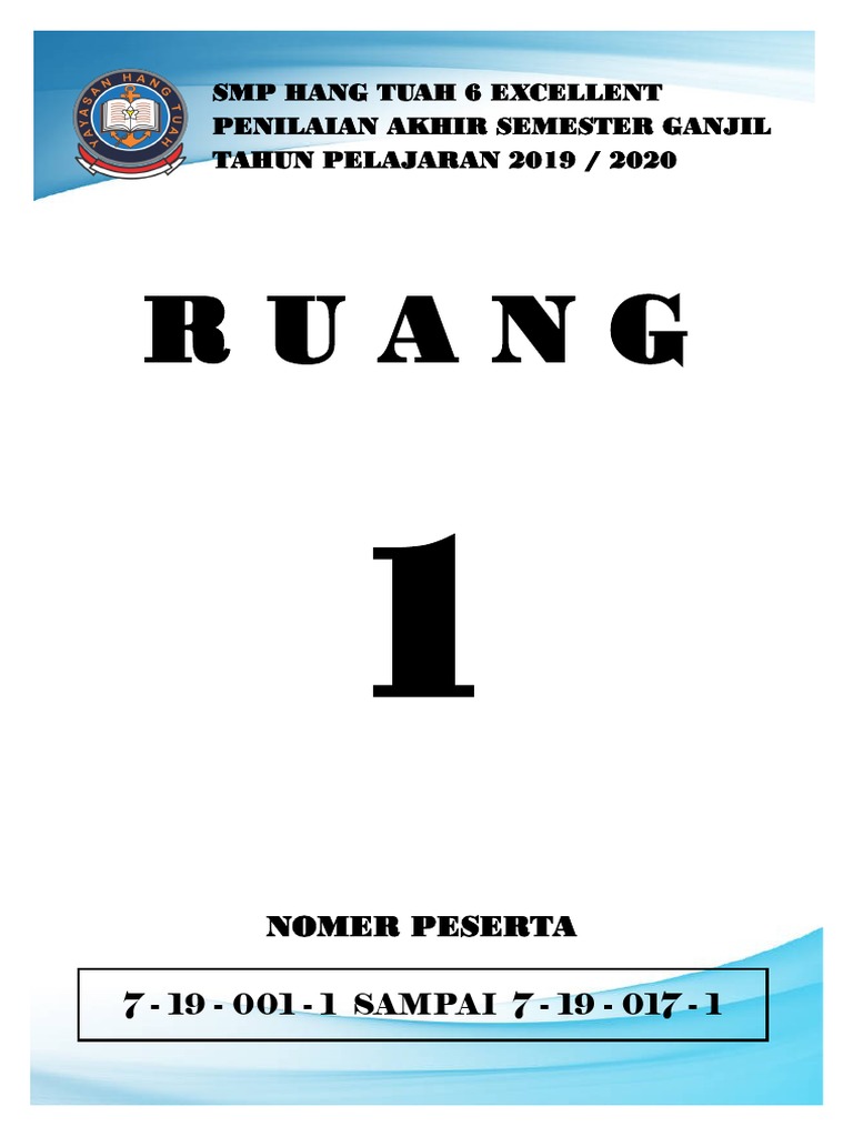 Daftar Peserta Pas Ganjil Smp Hang Tuah 6 Pdf