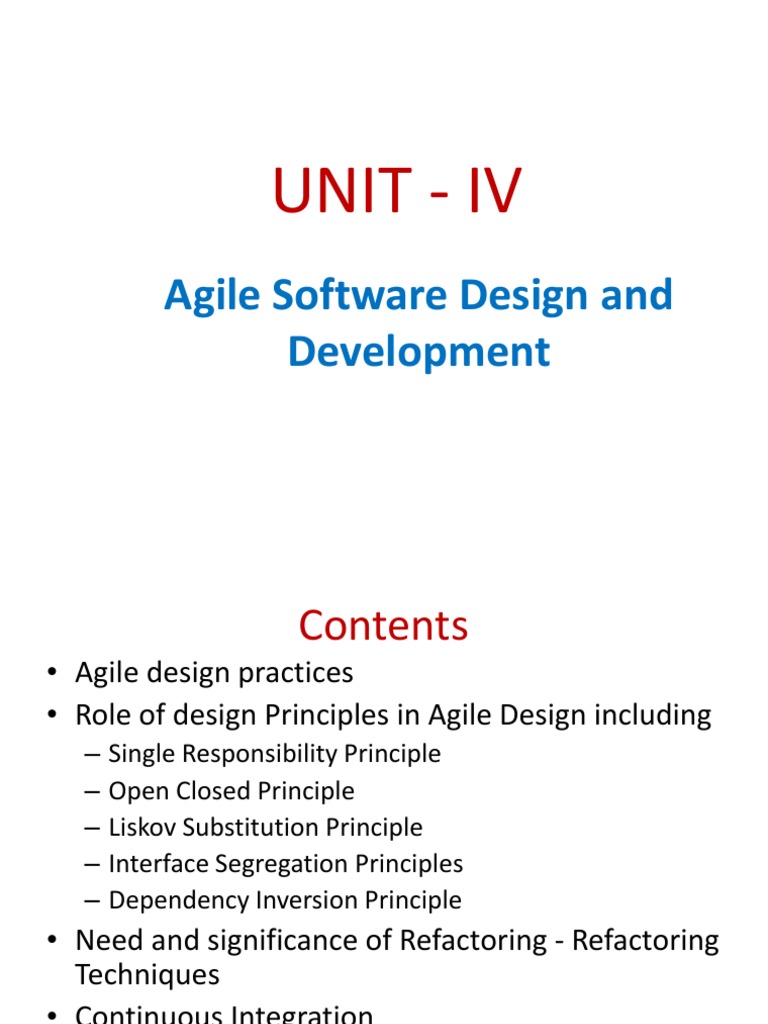Unit Iv Pdf Class Computer Programming Inheritance Object Oriented Programming