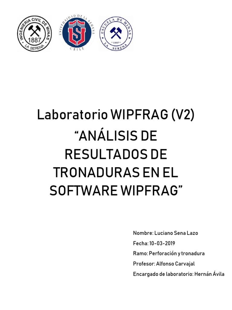Análisis de Resultados de Tronaduras en El Software Wipfrag | PDF | Desviación Estándar | Software