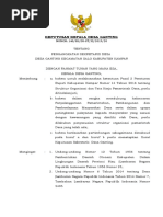 Contoh SK TPK Desa 2025 Terbaru (Doc - Word Dan PDF | PDF
