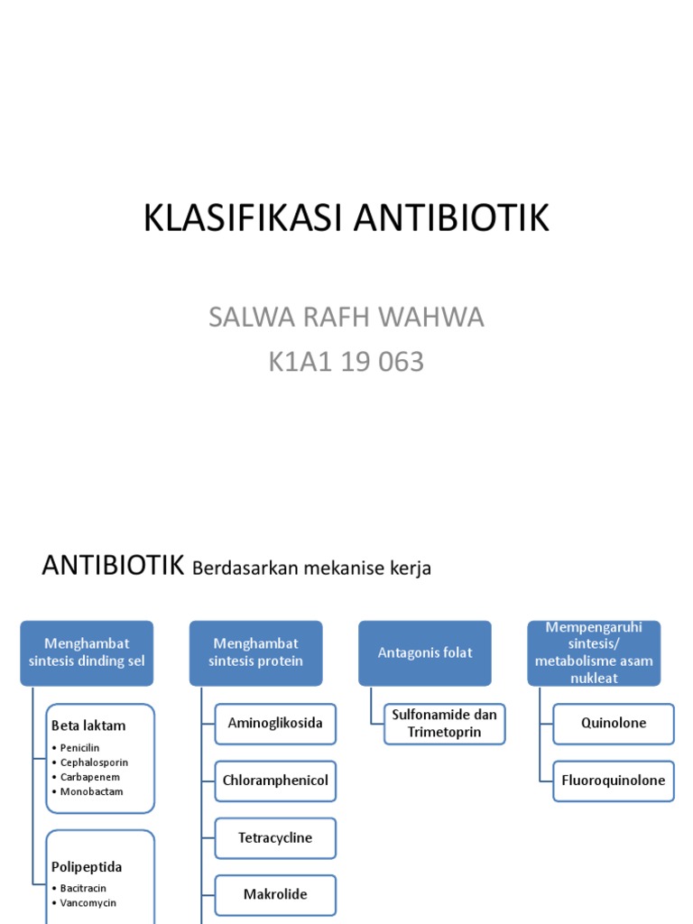 Klasifikasi Antibiotik | PDF