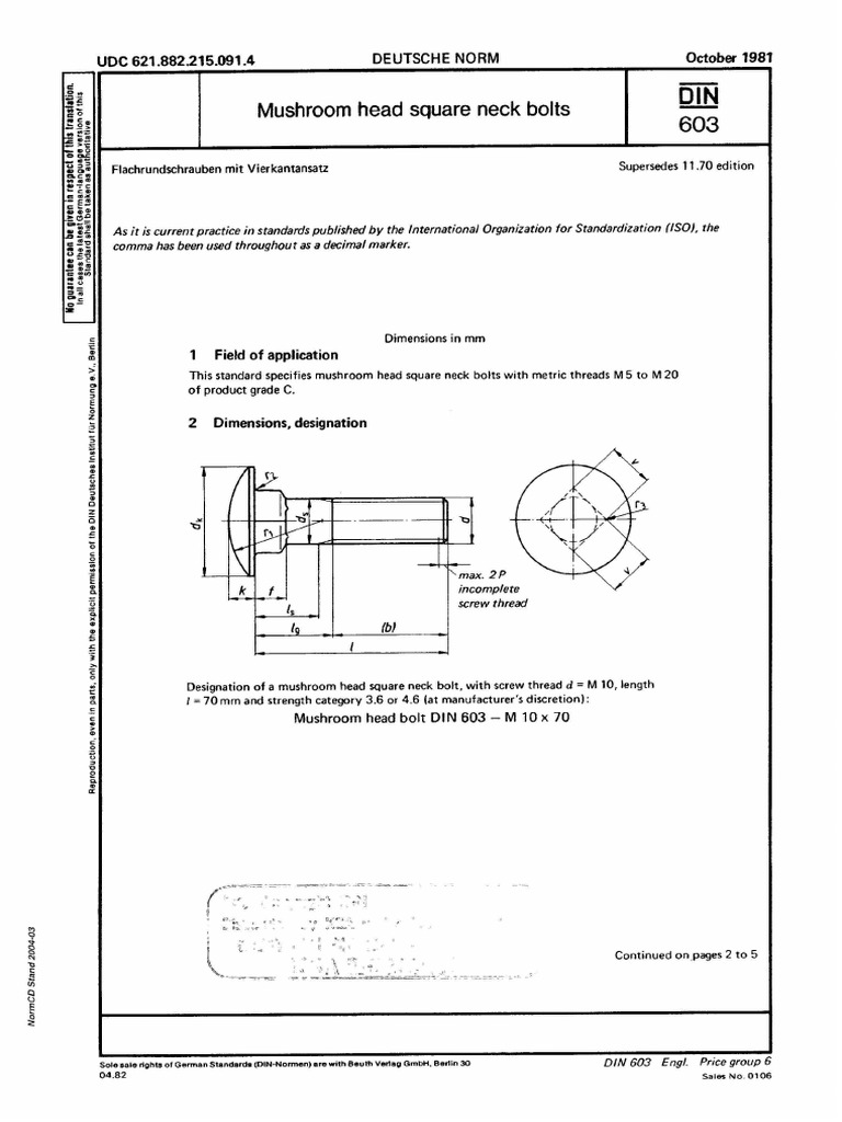 Din 603 PDF | PDF