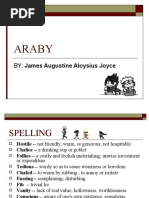 ARABY | PDF