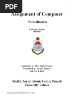 Normalization Exercise Dentistry | PDF | Scientific Method | Data Management