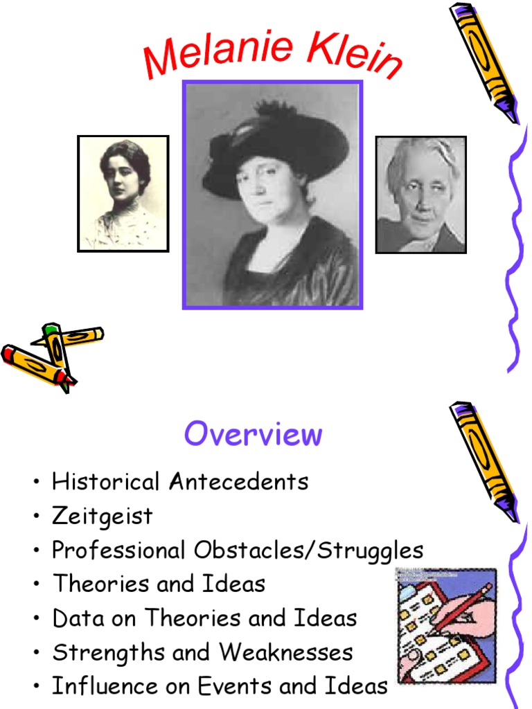 Melanie Klein: Object Relations Theory | PDF | Object Relations Theory ...