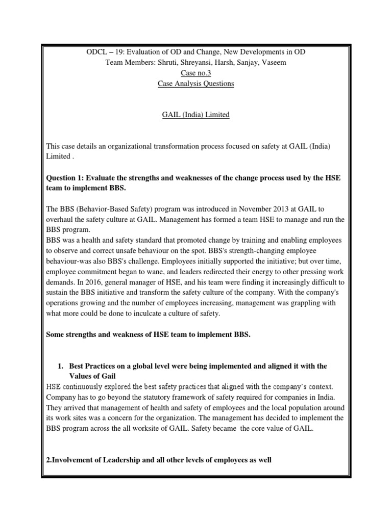 Gail: Safety Culture Change | PDF | Motivation | Motivational