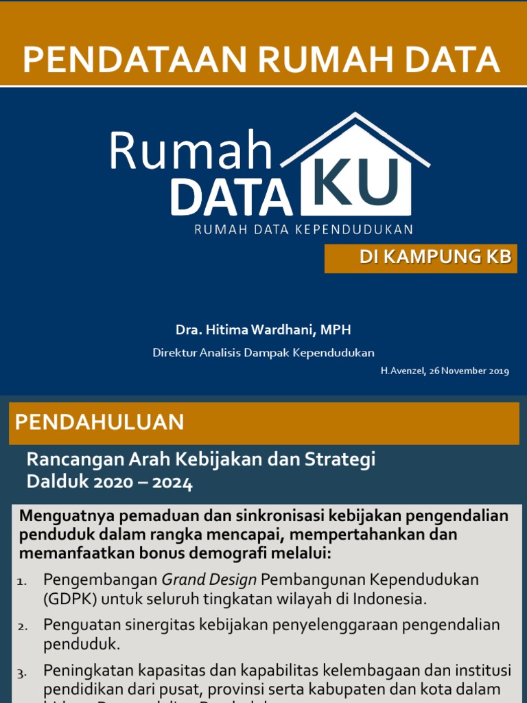 Strategi Pengelolaan Rumah Data KB | PDF