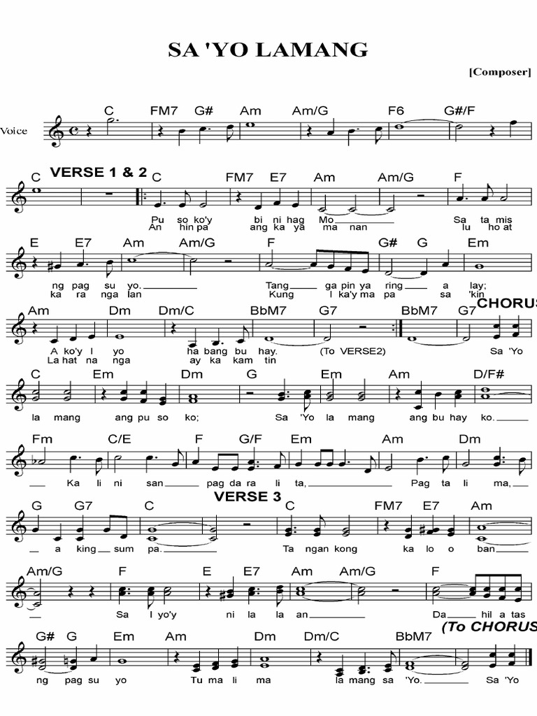 Sa 'Yo Lamang | PDF