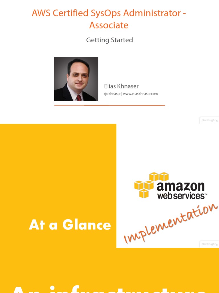 1 Aws Certified Sysops Admin Associate m1 Slides | PDF
