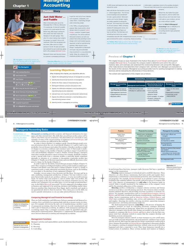 ACCO 20293 - Module 1 - Intro To Management Acctg | PDF | Management ...
