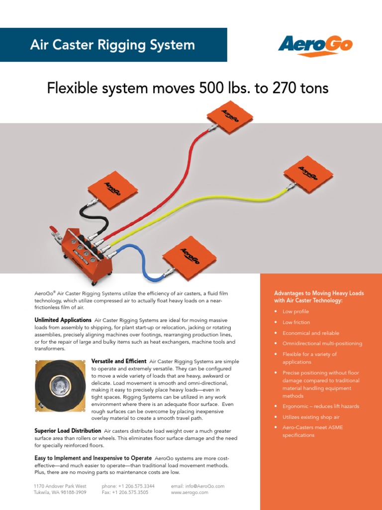 Air Caster Rigging - ACRS2016 WEB | PDF | Mechanical Engineering ...