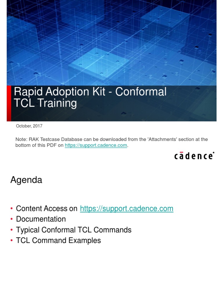 TCL Cadence PDF | PDF | Software Engineering | Software