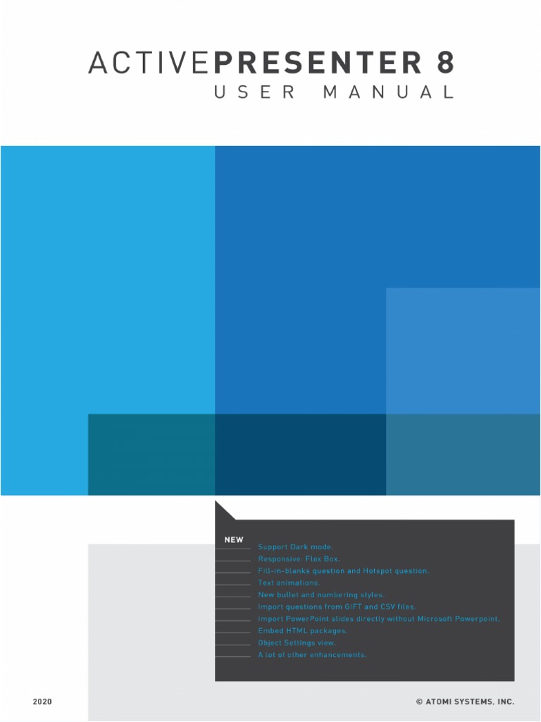 ActivePresenter8 UserManual en | PDF | Computers | Technology & Engineering