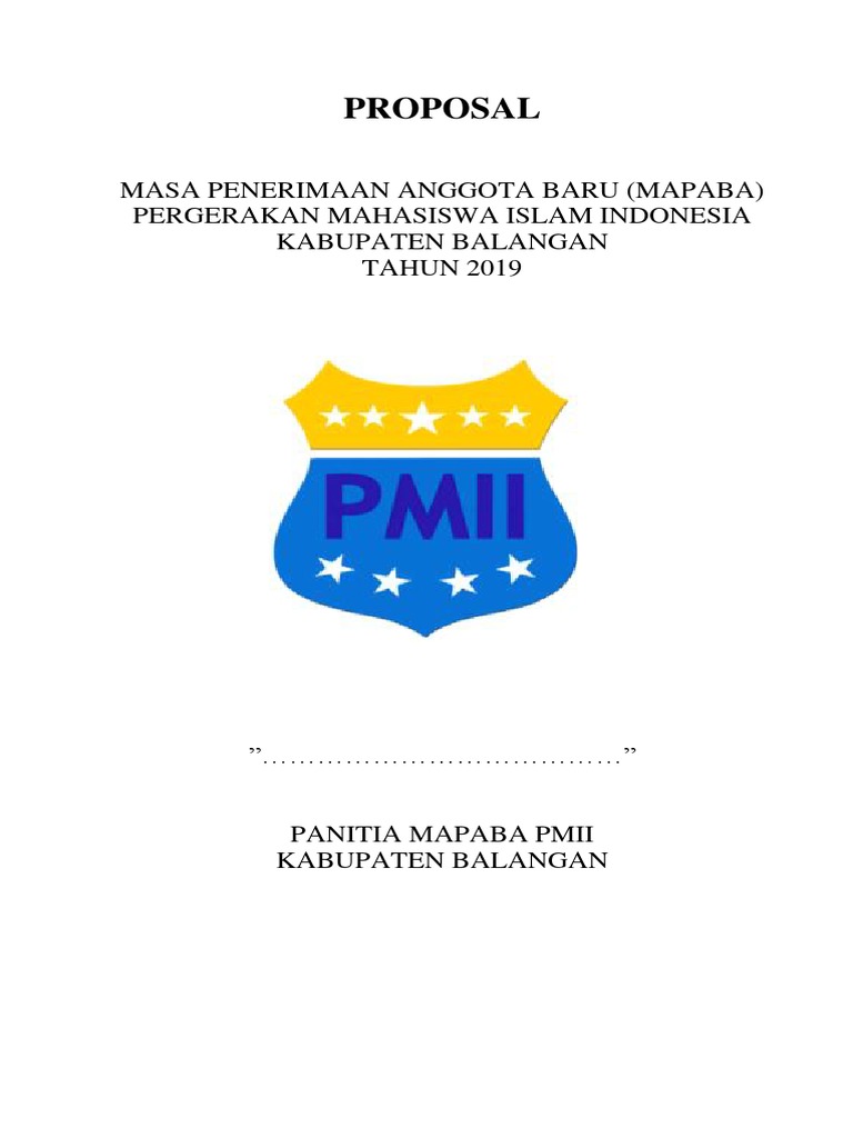 Proposal Mapaba 2019 | PDF