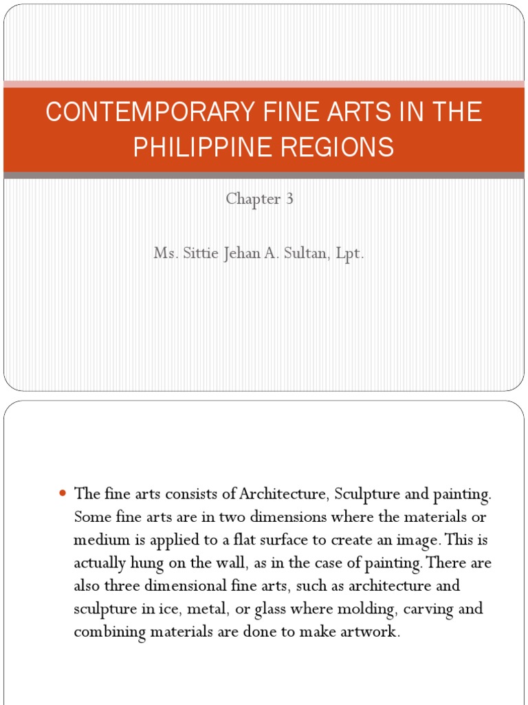 Contemporary Fine Arts in The Philippine Regions | PDF