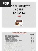 Estructura de La Ley Del Impuesto Sobre La Renta | PDF