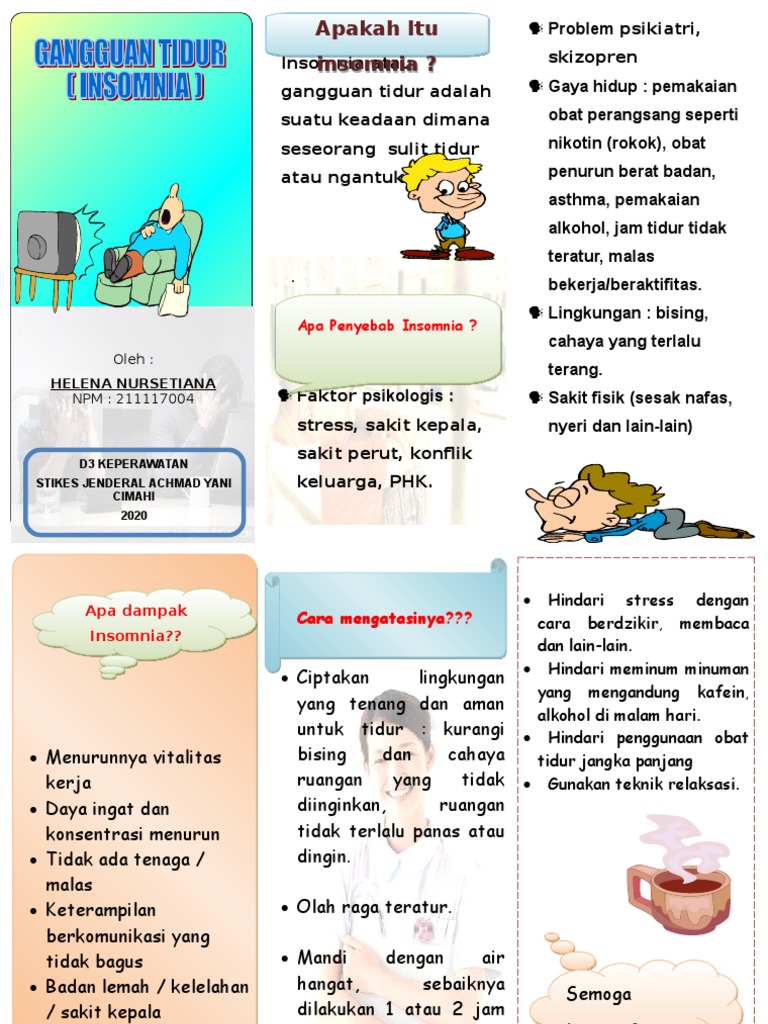 Leaflet Insomnia | PDF
