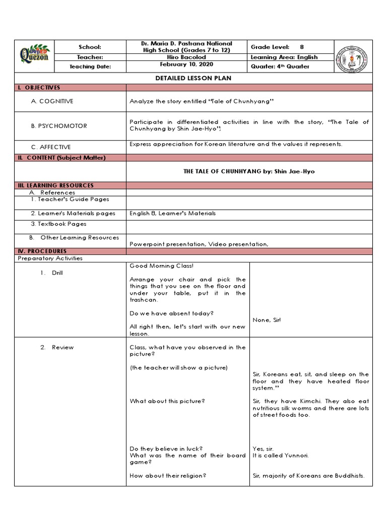 The Tale of Chunhyang | PDF