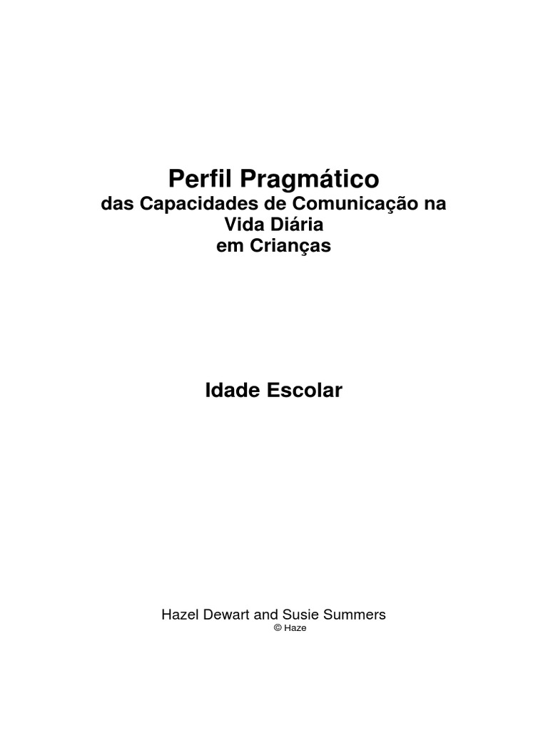 Perfil Pragmático | PDF