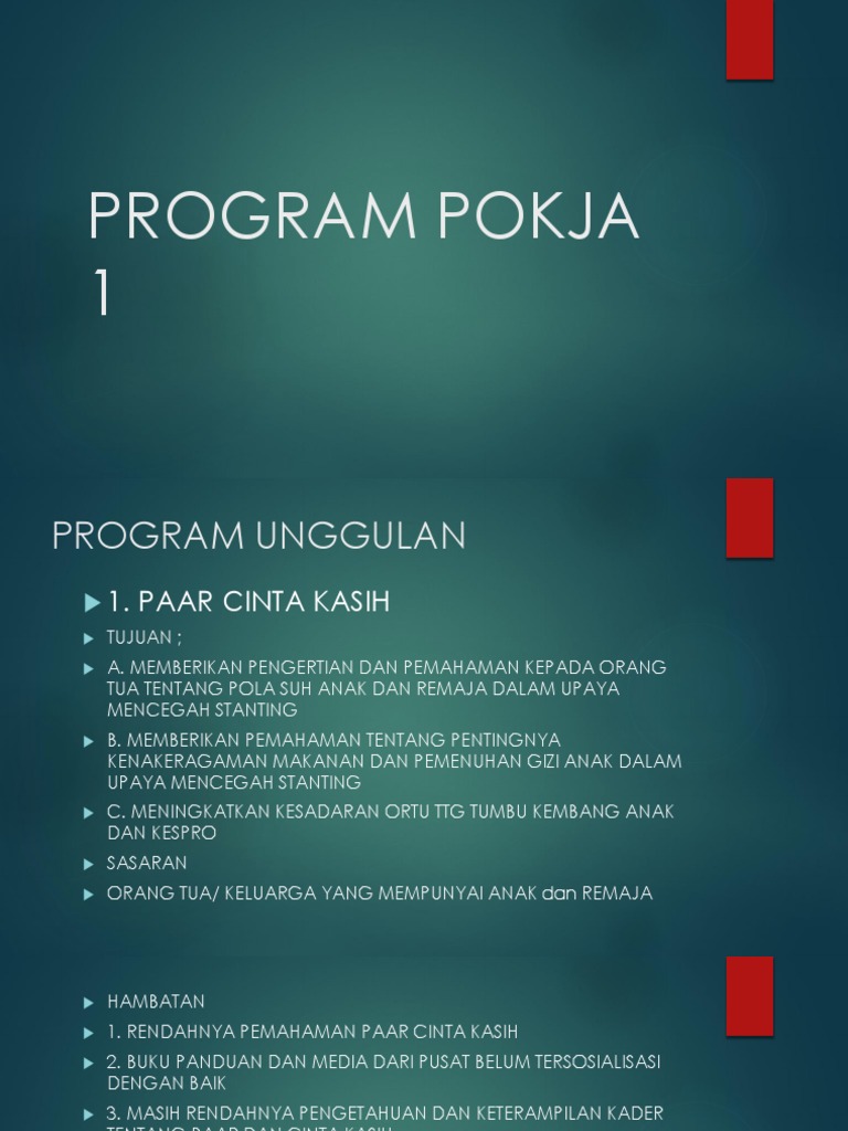 Materi Pokja I | PDF | Kesehatan Holistik