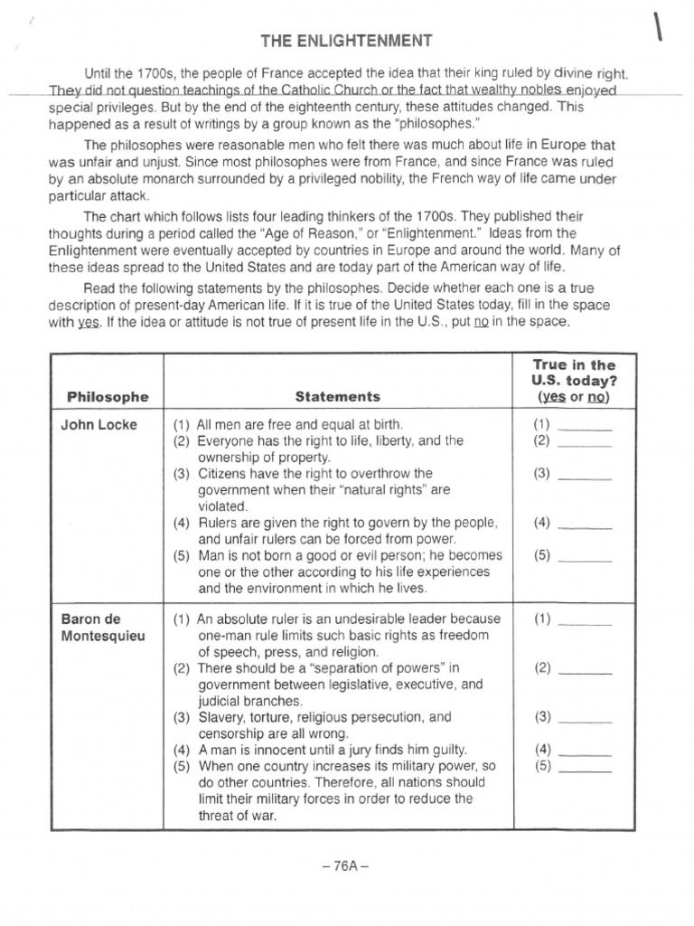 Enlightenment Review | PDF