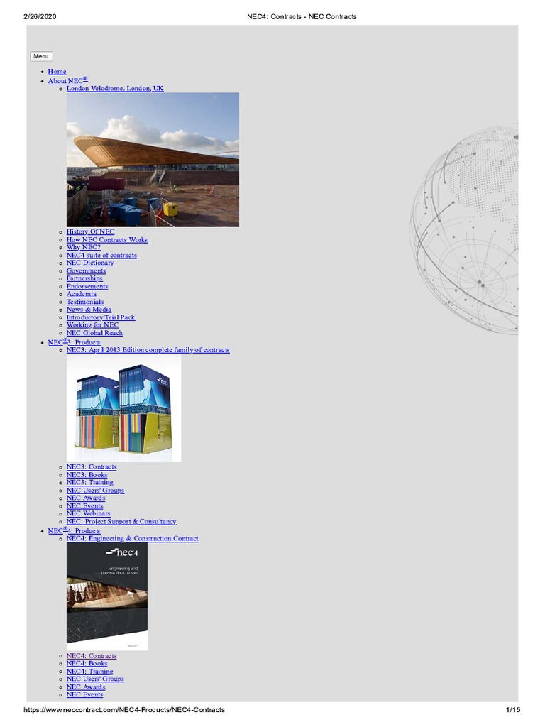 NEC4 - Contracts - NEC Contracts | PDF