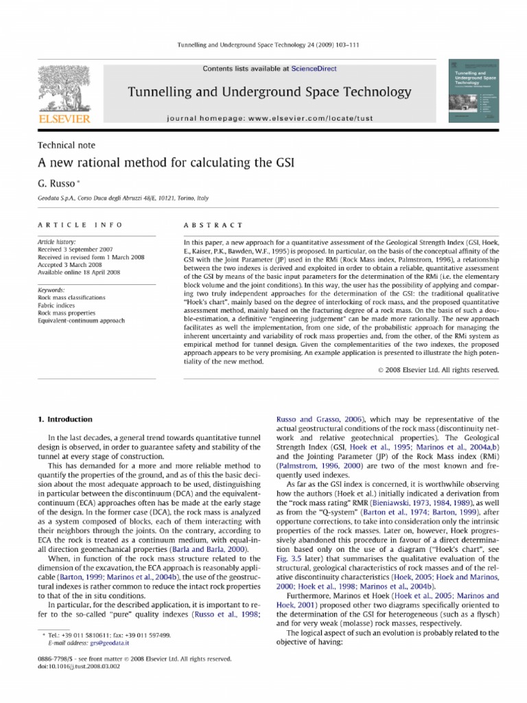 A New Rational Method For Calculating The GSI PDF | PDF