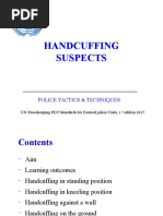 Handcuffing: Techniques | PDF | Handcuffs | Criminal Law