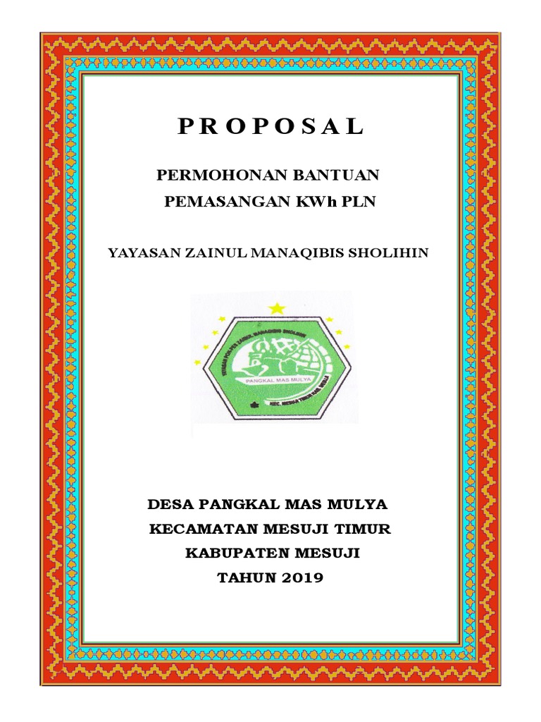 Proposal PERMOHONAN PEMASANGAN KWH PLN | PDF