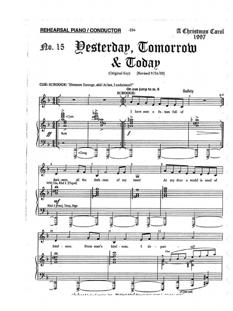 Yesterday, Tomorrow and Today | PDF