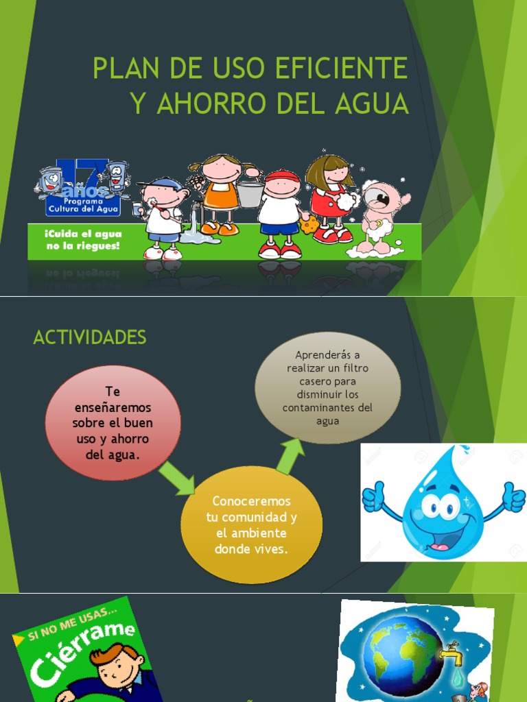 PLAN DE USO EFICIENTE Y AHORRO DEL AGUA - PPTX Nobsa | PDF