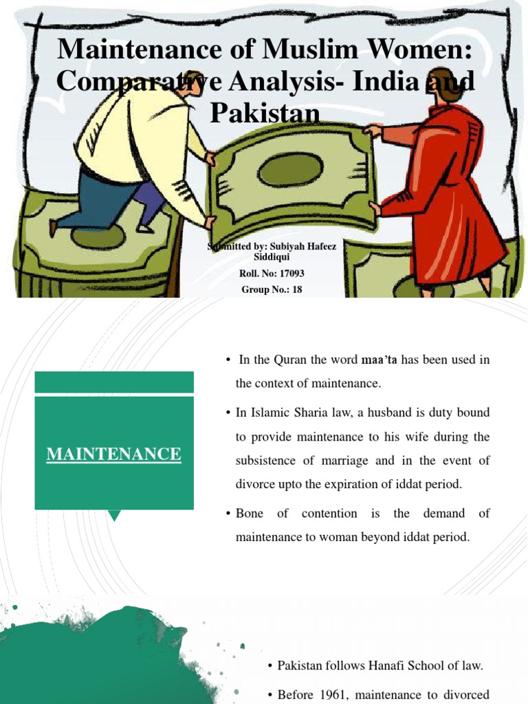 FAMILY - Maintenance of Muslim Women | PDF