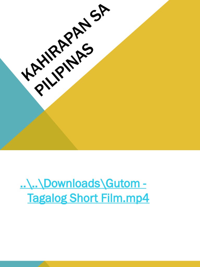 Kahirapan Sa Pilipinas | PDF