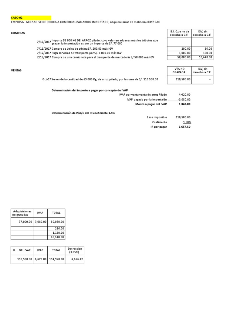 Caso Ivap | PDF