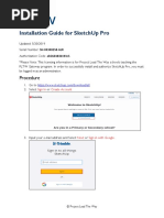 1001bit Pro Installation Guide | PDF | Sketch Up | Installation (Computer Programs)