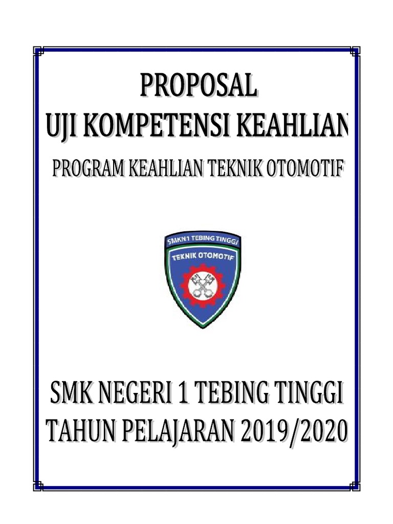 Proposal Ukk TKR 2019-2020 | PDF