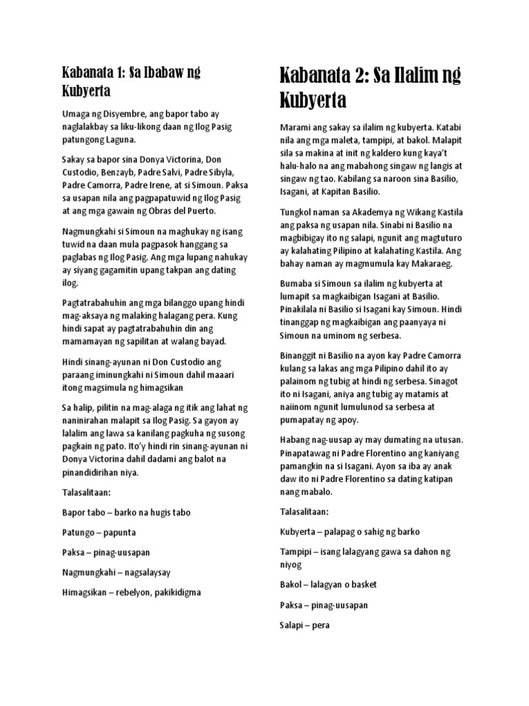Kabanata 1 | PDF