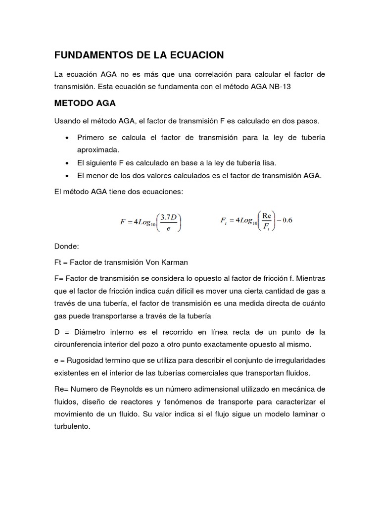 Aga Equation | PDF