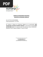 Sunarp Guia Busqueda Reserva de Nombre | PDF