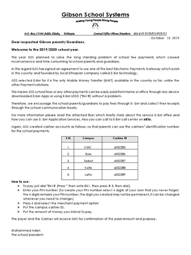 New School Fee Payment System | PDF