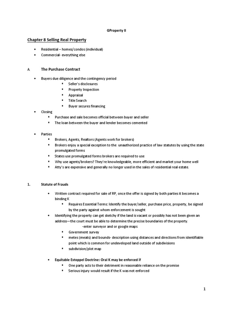 Property II Outline | PDF