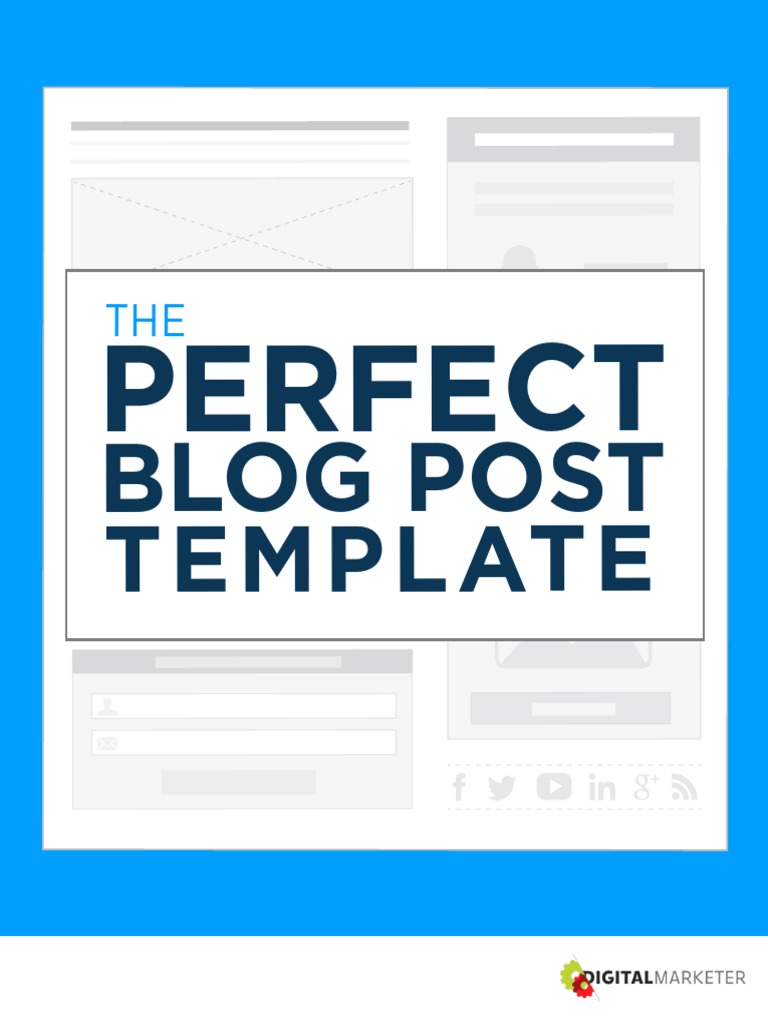 Blog Post Template Guide PDF | PDF