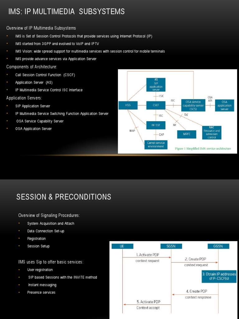 IMS for Telecom Professionals | PDF | Computers