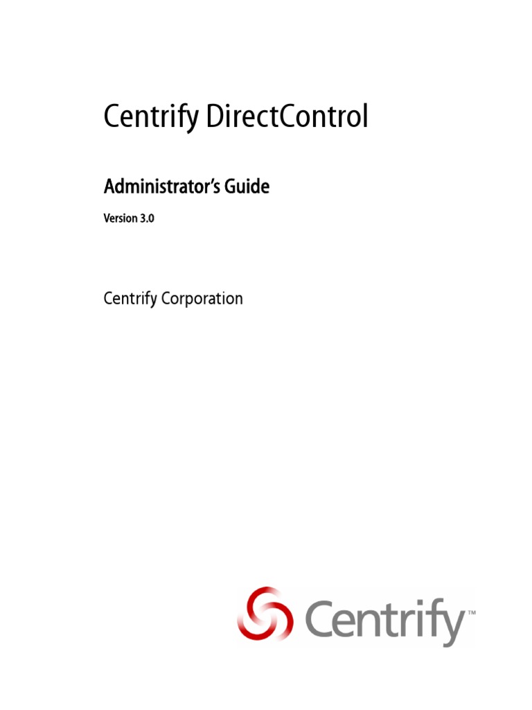 Centrify DC Admin Guide v3 | PDF | Active Directory | Group Policy