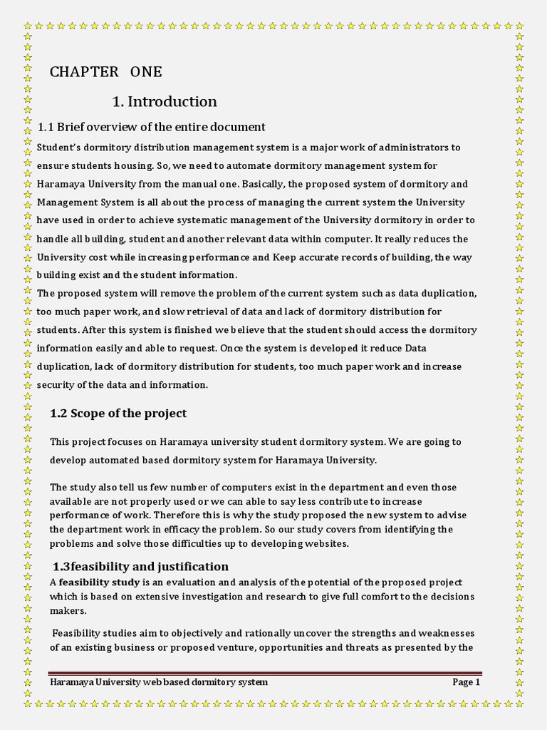 Dormitary System | PDF