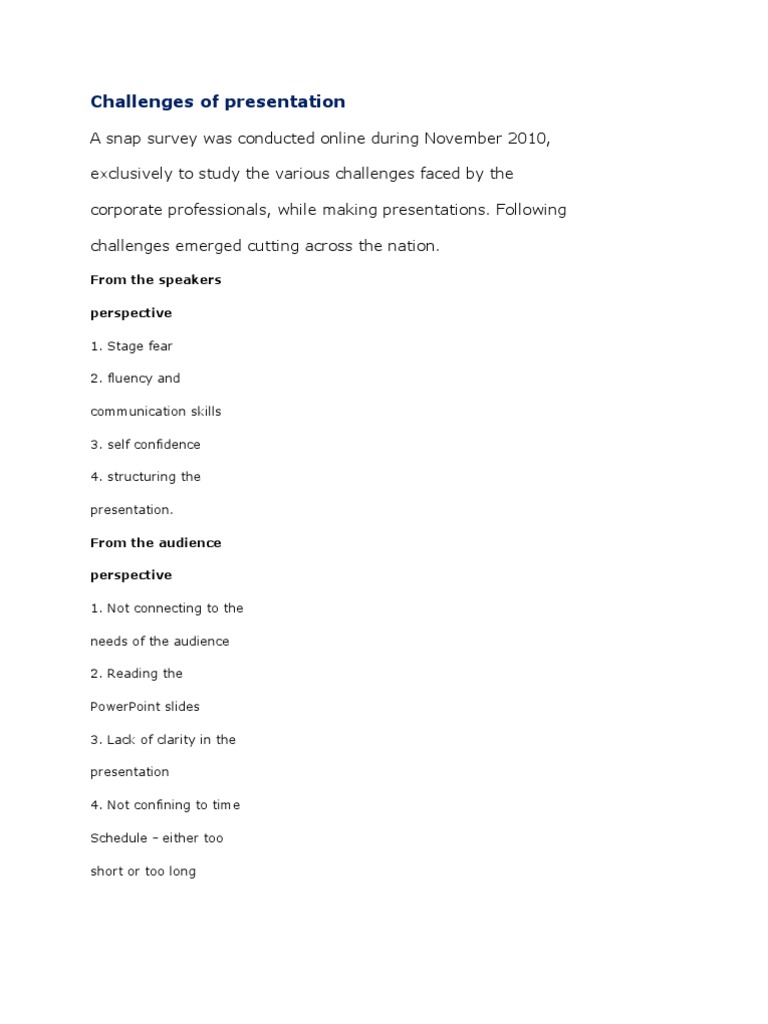 Challenges of Presentation | PDF | Ramayana | Microsoft Power Point