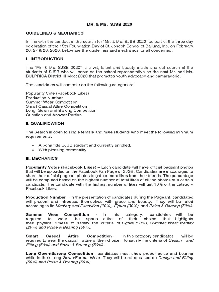 Mechanics MR and Ms SJSB 2020 | PDF